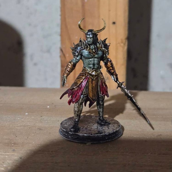 Water Monk // Bo Staff Fighter // Female Waterbender // Dnd Mini - Etsy