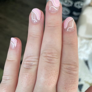 White Buffalo Check Nail Wraps 100% Nail Polish Stickers Nail - Etsy