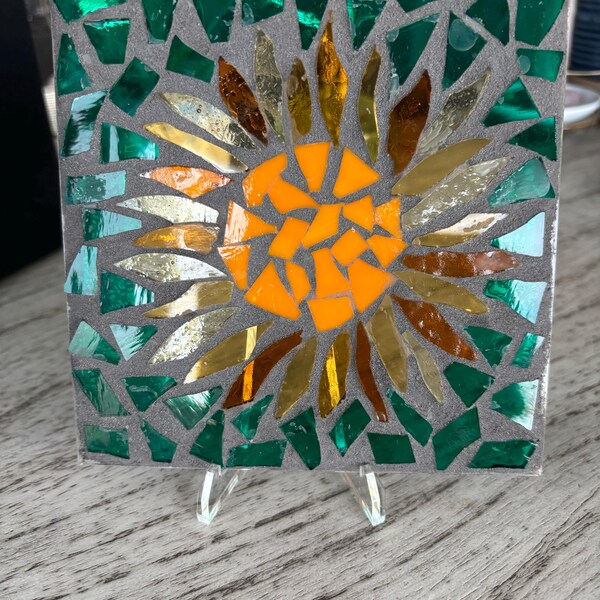 Craft Kits for Adults, Sunflower Kit, Sunflower Mosaic, Mosaic Kit ...