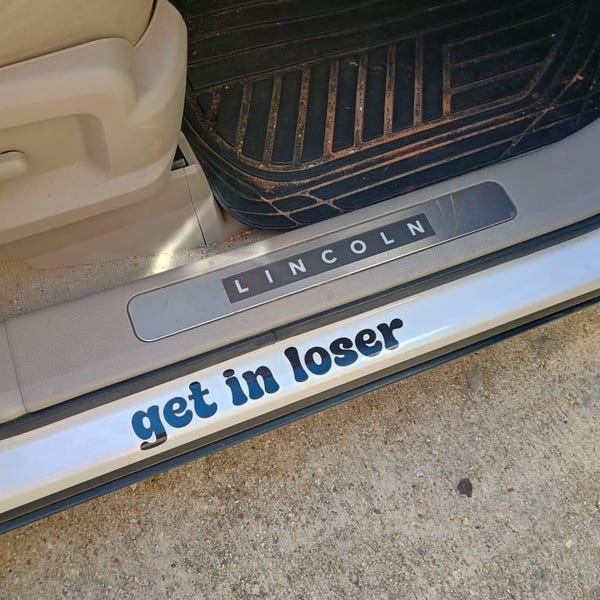 Get in Loser Decal / Bumper Sticker - Etsy