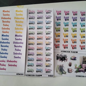 Deco Mini 057 Small Bees Planner Stickers - Etsy