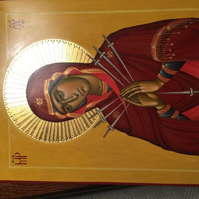 Mother of God Orthodox Icon Virgin Mary Theotokos Orthodox Icon ...