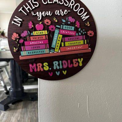 Custom Teacher Sign, Teacher Desk Sign, Teacher Name Plate for Desk ...