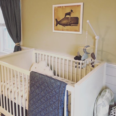 Giraffe Stroller Hanger With Wooden Beads,safari Stroller Mobile,baby ...
