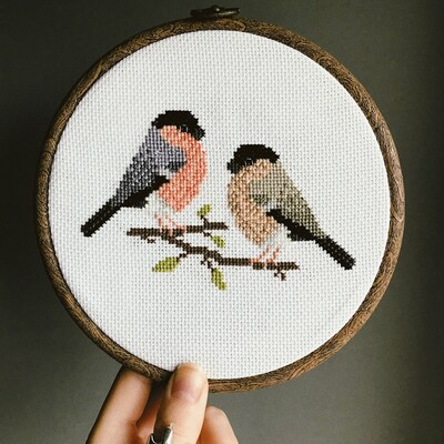 Winter Solstice Cross Stitch Pattern, Winter Decoration, Geometry Cross ...