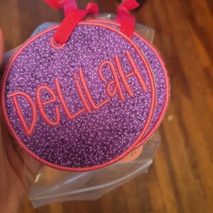 Embroidered Fabric Bag Tags Personalized Bookbag Luggage | Etsy