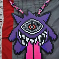 Excision Perler Necklace by Leaky Pixels • Excision Perler • EDM Perler ...