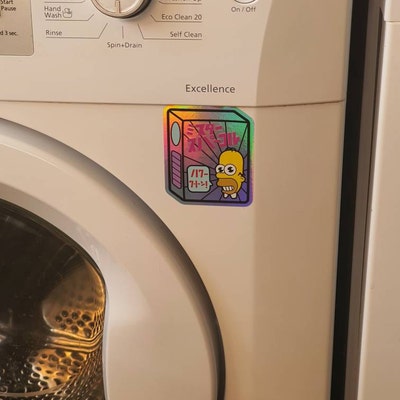 The Simpsons Mr Sparkle Sticker Rainbow Foil Hologram - Etsy