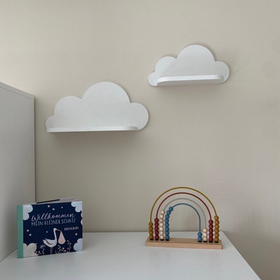 Cloud Bookcase, Children Bookcase, Cloud Book Caddy for Kids, Book ...