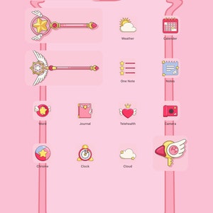 Y2K Aesthetic Icon Pack for Ios Android & Tablet Wallpapers - Etsy