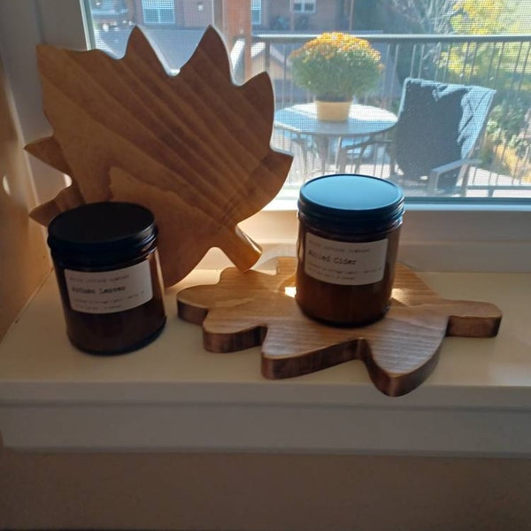 Fall Wood Cutouts, Fall Decor, Mantel Decor, Wooden Accents, Wood Acorn ...