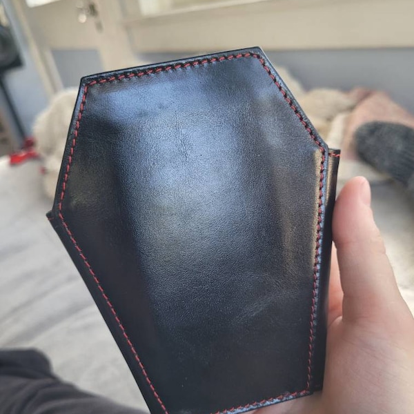 Coffin Pencil Case,vampire Pencil Case,coffin Leather Pencil Holder ...