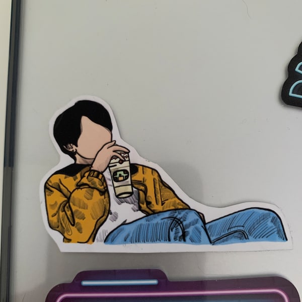 BTS Stickers Jungkook JK Matte Sticker Decals - Etsy