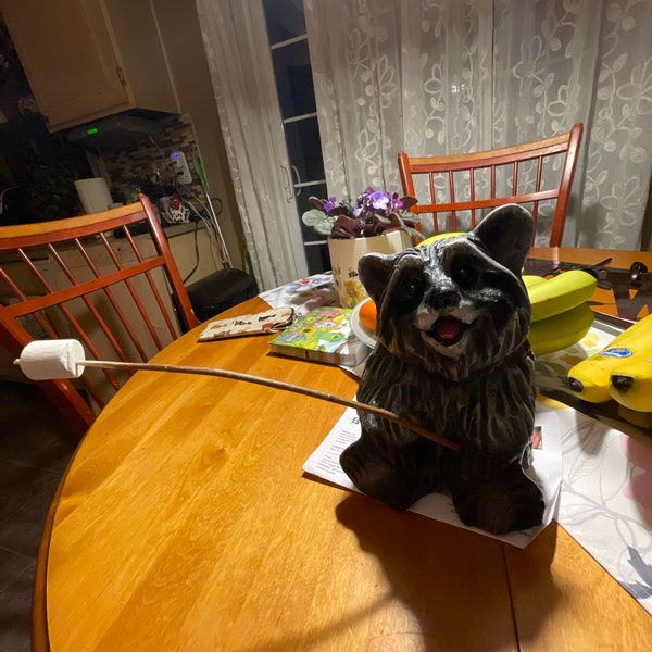 Chainsaw Carved Rustic Pine Tree Art Handcrafted Tree Carving Evergreen ...