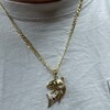 14k Gold Vermeil Redfish V.2 Necklace, Redfish in Action Charm, Red ...