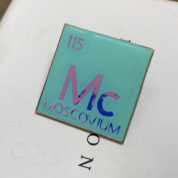 Personalised Periodic Table Element Enamel Pin | Customised Gift - Etsy