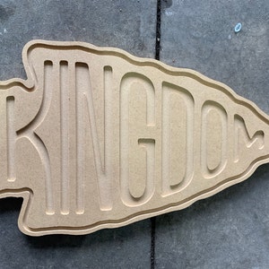 Cut & Print Files KC Heart Arrowhead Outline - Etsy