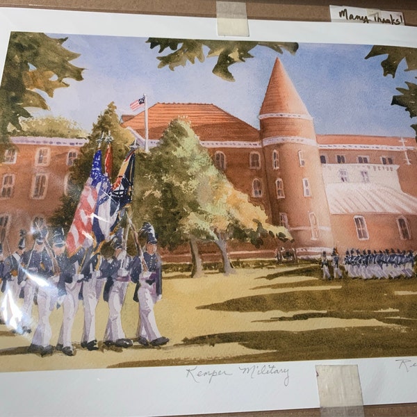 UT Ayres Hall Original Watercolor, Knoxville TN, University of ...