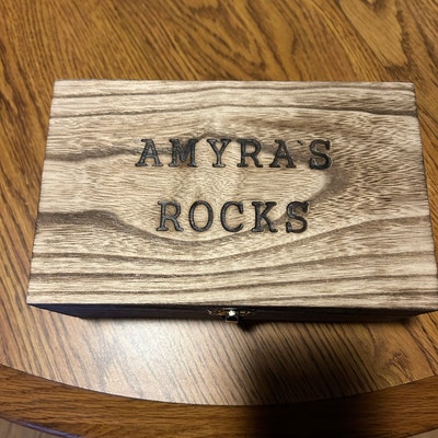 Moon Phase Wood Box, Tarot or Oracle Card Box, Crystal Box, Jewelry Box ...