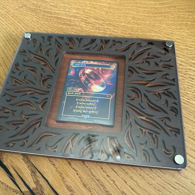 MTG Custom Wooden Card Display Magic the Gathering Card Frame Trading ...