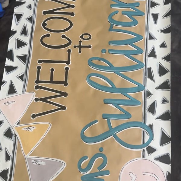 Custom Banner Hand Painted Butcher Paper Banner - Etsy