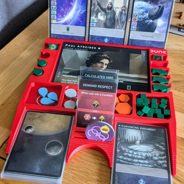 Board Game Token Tray and Card Holder Set, Board Game Upgrade, Magnetic ...