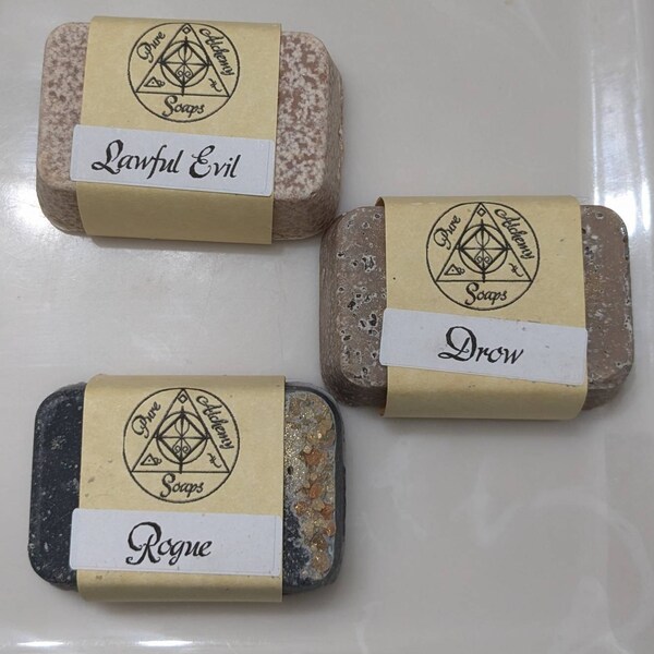 Create-your-character RPG Themed Soap Trio - Etsy