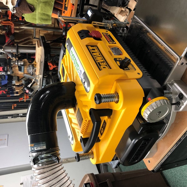 4" to 2-1/4" Shop Vacuum Adapter - Compatible With Dewalt DW735 Planer ...