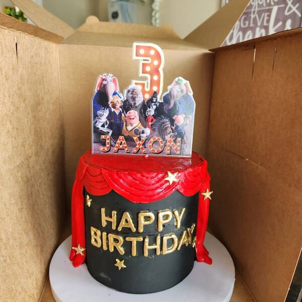 Printable Sing 2 Cake Topper,sing 2 Birthday Party Cake Topper,birthday ...