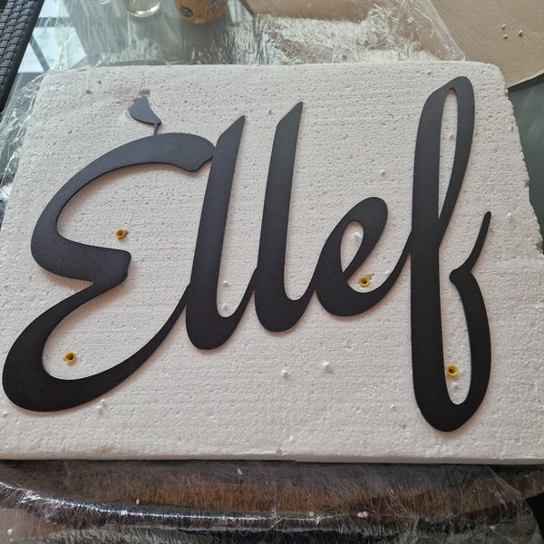 Modern Address Sign, Custom Metal House Number, Outdoor Plaque, Laser ...