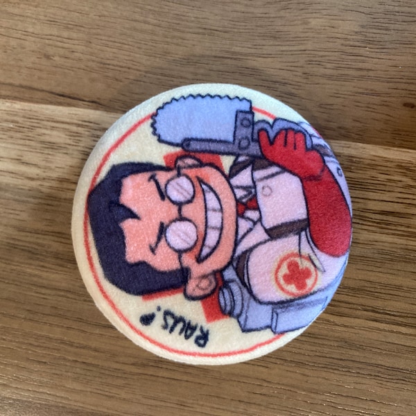 Big Squishy Fabric TF2 Buttons (2.5") - Etsy