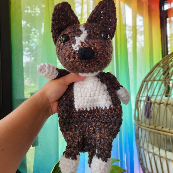 English Bulldog, Pitbull, Boxer Lovey Pattern, Crochet Dog, English ...