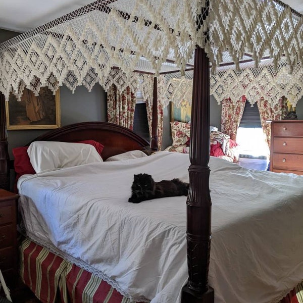 Double Diamond Arch Hand Tied Canopy (choose Size) - Etsy