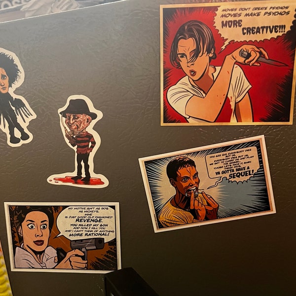 Stu Macher Scream Comic Panel 3" Magnet - Etsy