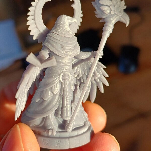 Elven Male Warrior | 3D Printed Miniature | 25mm Grid | Fantasy ...