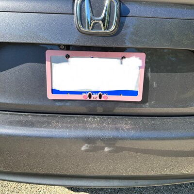 Kirby Eyes License Plate Frame / Cute License Plate Frame / Kawaii Car ...