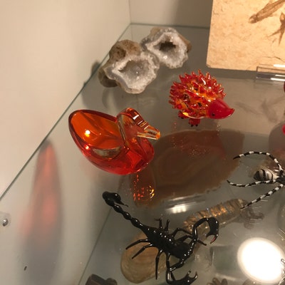 Vintage Pyrex Glass Rolling Pin 60s With Red Caps for Pastry Fill Iced ...