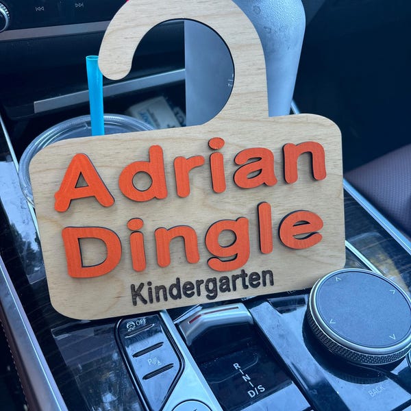 Personalized Carpool Name Tag | Back to School | Parent Pickup ...