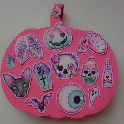 Pretty Creepy Clipart Bundle Cute Halloween Digital Paper / Clipart ...