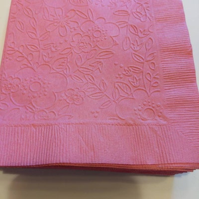 Mushroom Napkin Embossed Paper Napkins Woodland Nature Baby Shower ...