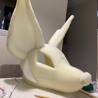 Hollow Foam Fox Head Pattern - Etsy UK