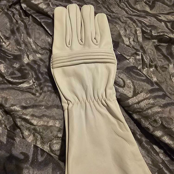 Leather Gloves for Power Rangers Kamen Rider Cosplay/long Gauntlet/top ...
