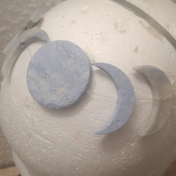 Moon Sun Star Resin Casting Mold Moon Phase Pendant Home Decor Crescent ...