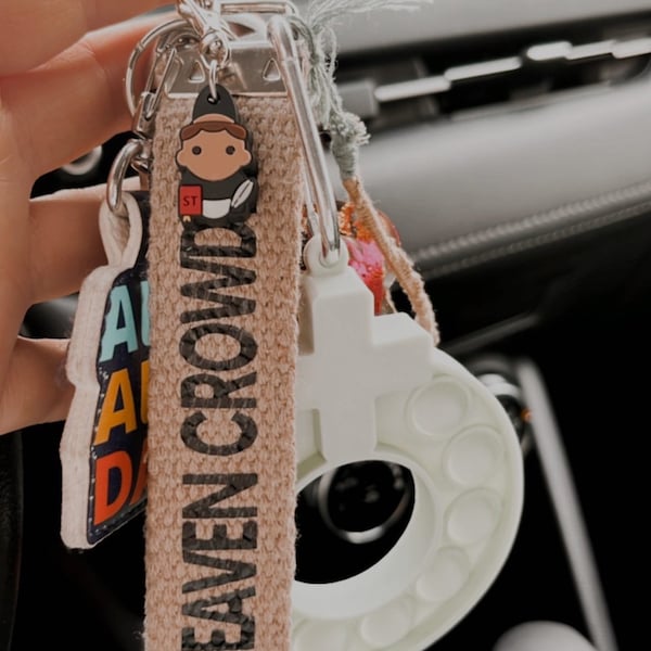 Decade Rosary Pop It Keychain | Catholic Kids Gift | Catholic Pop-it - Etsy