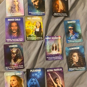 Past Life Oracle Deck Set With Travel Bag - Etsy