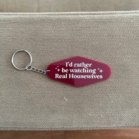 Funny Custom Keychains Trendy Unique Motel Keyring Choose Your Color ...