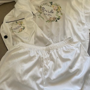 White Full Lace Embroidered Bride Robe SASHA, White Lace Bride Robe ...