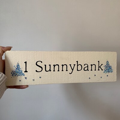 Personalised Painted Wooden Sign for House Garden Gate Outdoor - Etsy