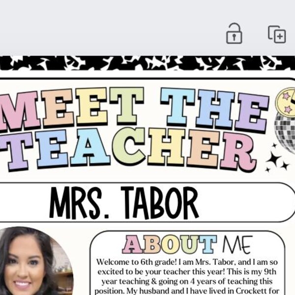 Rainbow Bright Meet the Teacher, Meet the Teacher Template, Meet the ...