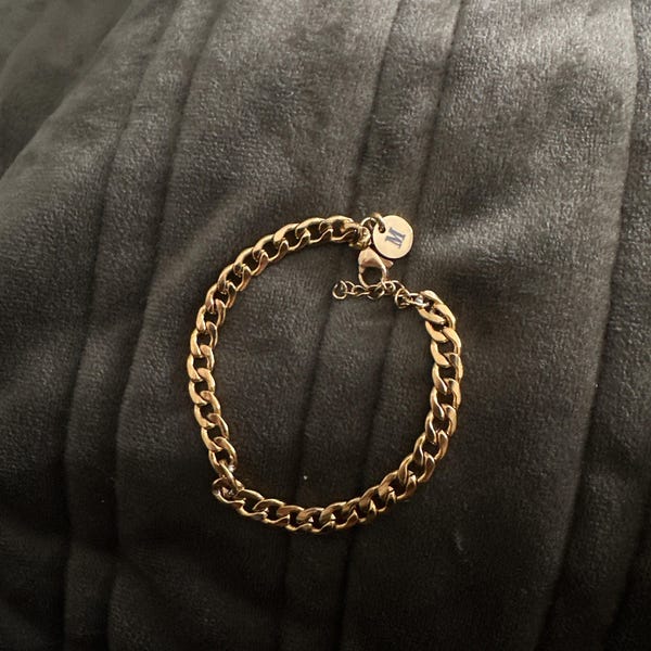 Dainty Double Chain Bracelet Gold Dual Chain Bracelet Minimalist ...